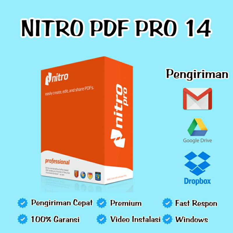 Jual Nitro PDF Pro 14 Original Full Version Aktif Selamanya | Shopee ...