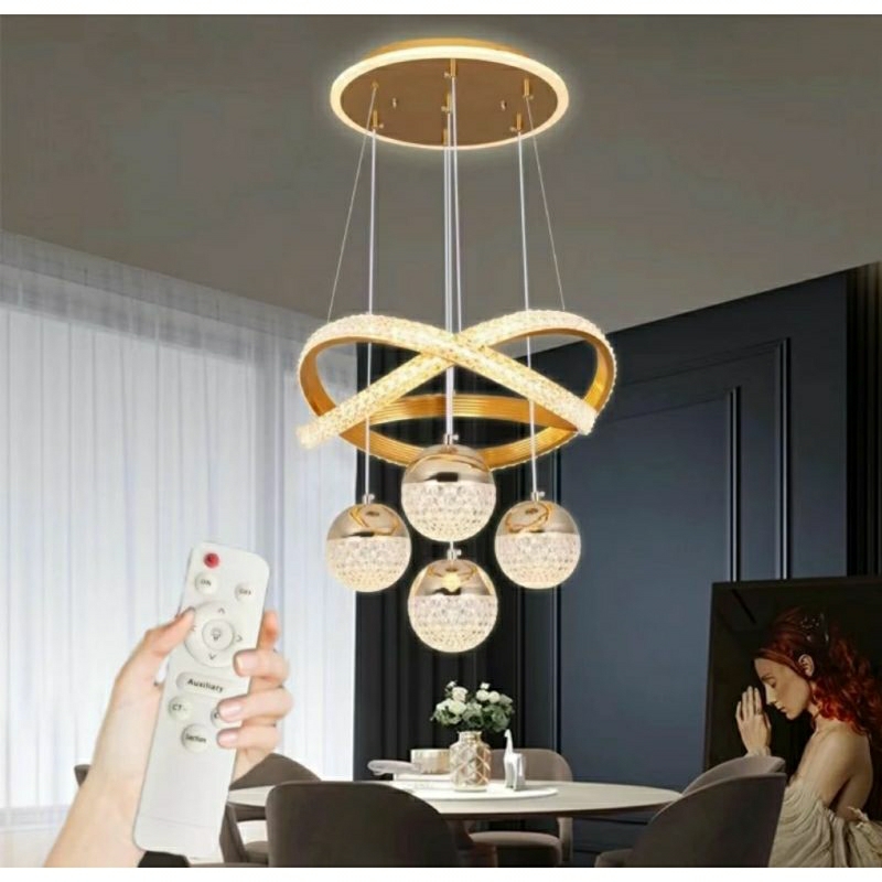 Jual lampu gantung / lampu hias / lampu gantung remote / lampu hias ...