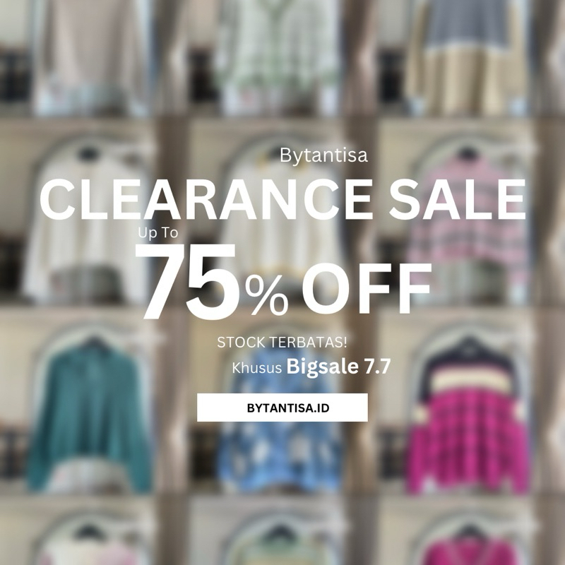 Jual (DISKON UP TO 70%) SALE PRODUK DISPLAY TRY ON LIVE RAJUT | Shopee ...