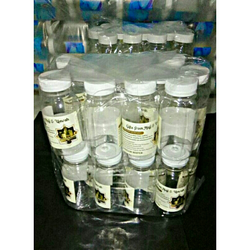 Jual botol plastik air zam zam 60/80ml kosong satu pak isi 25 pcs | Shopee Indonesia