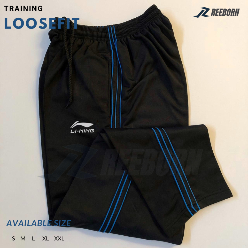 Jual Training Panjang Hitam Model 3 Strip Kecil Variasi Warna Unisex LI01 | Shopee Indonesia