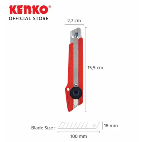 Jual KENKO - Cutter Besar L-500 18mm | Shopee Indonesia