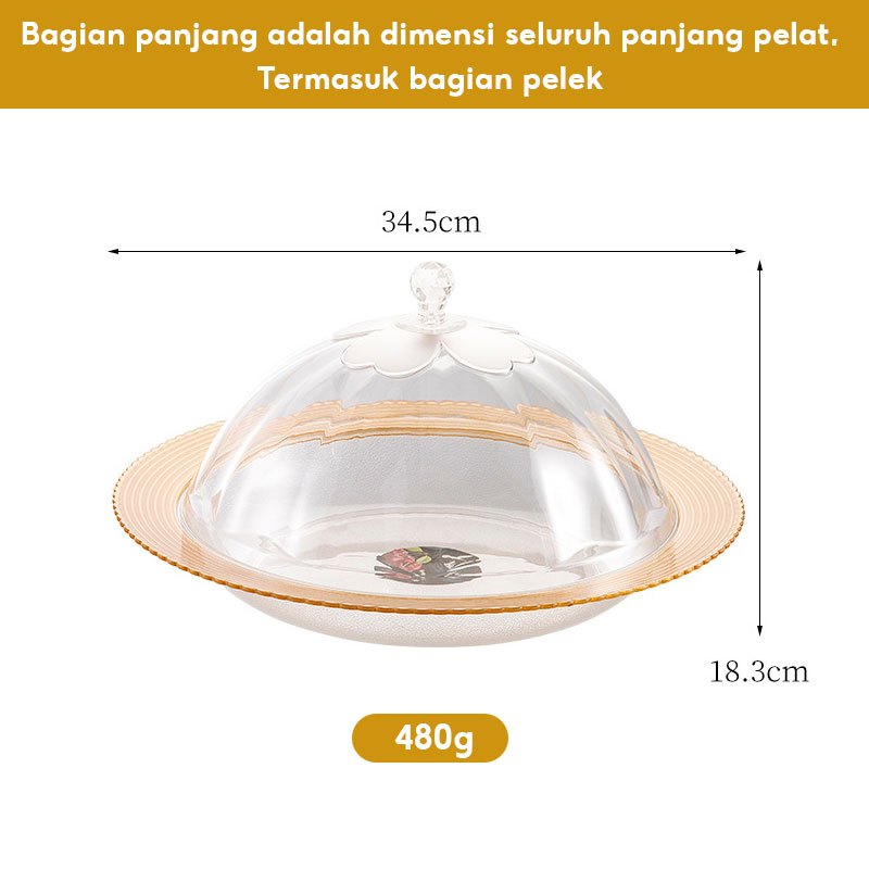 Jual Tempat roti/kue kotak roti aesthetic tempat saji dengan Tutup ...