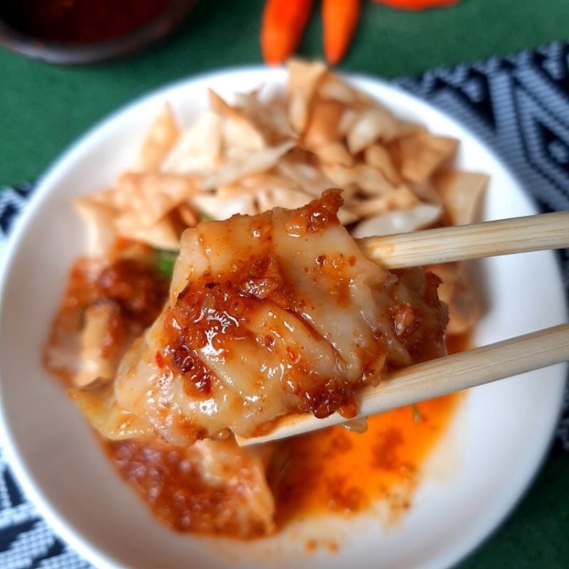 Jual WONTON/PANGSIT CHILI OIL FROZEN ISI 10 PCS | Shopee Indonesia