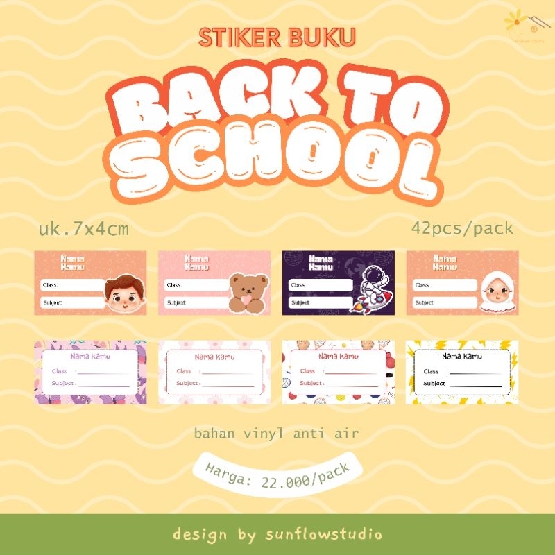 Jual Stiker Nama untuk Buku Sekolah | Shopee Indonesia