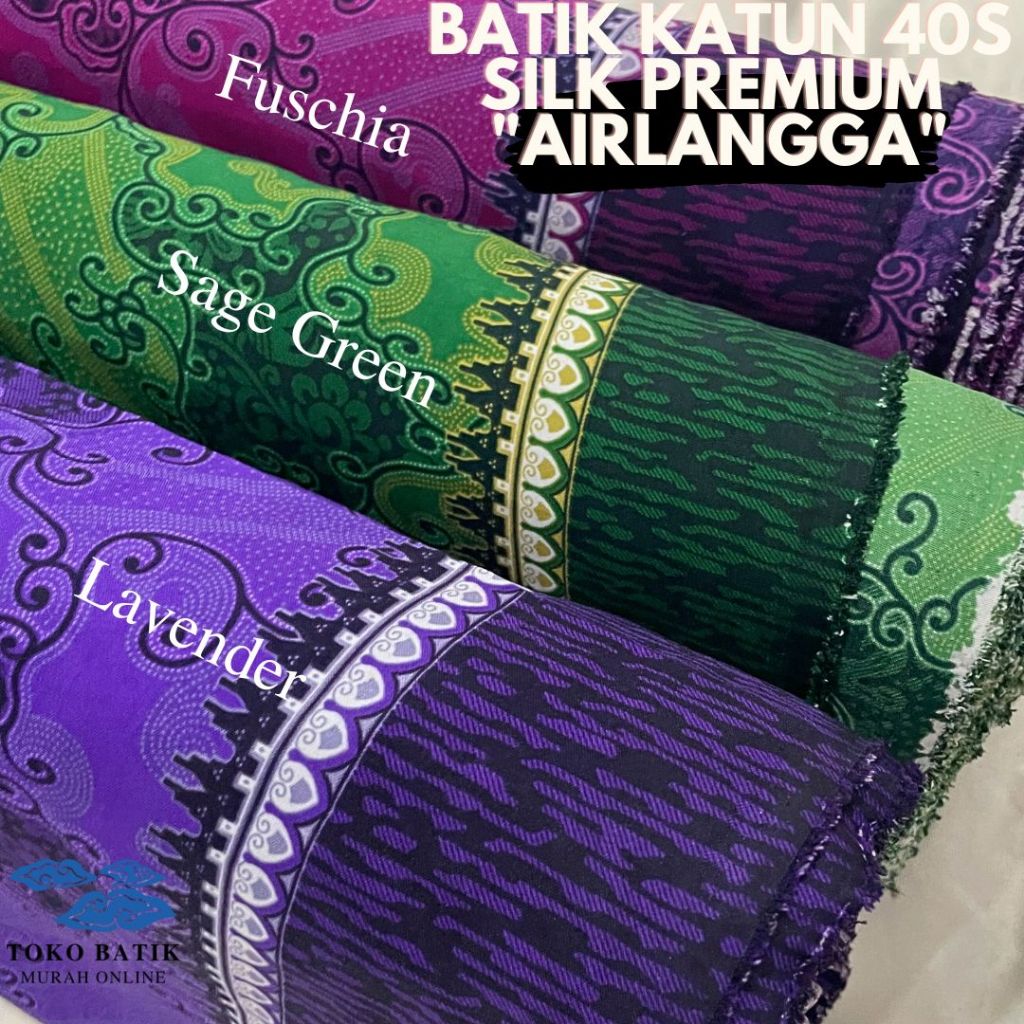 Jual Kain Batik Katun SUTRA 40's Premium Foil SUPER LEMBUT Kode MOTIF ...