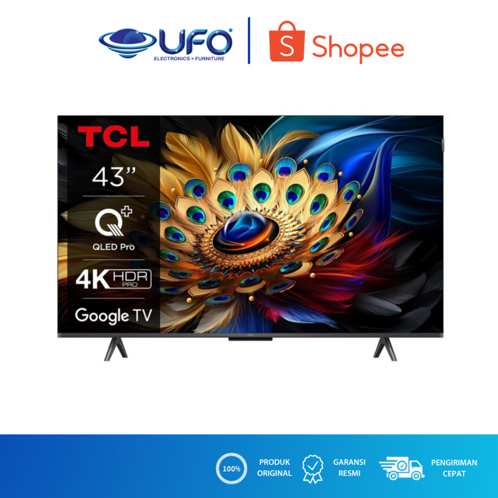 Jual TCL 43C655 QLED TV 4K UHD 43 INCH | Shopee Indonesia