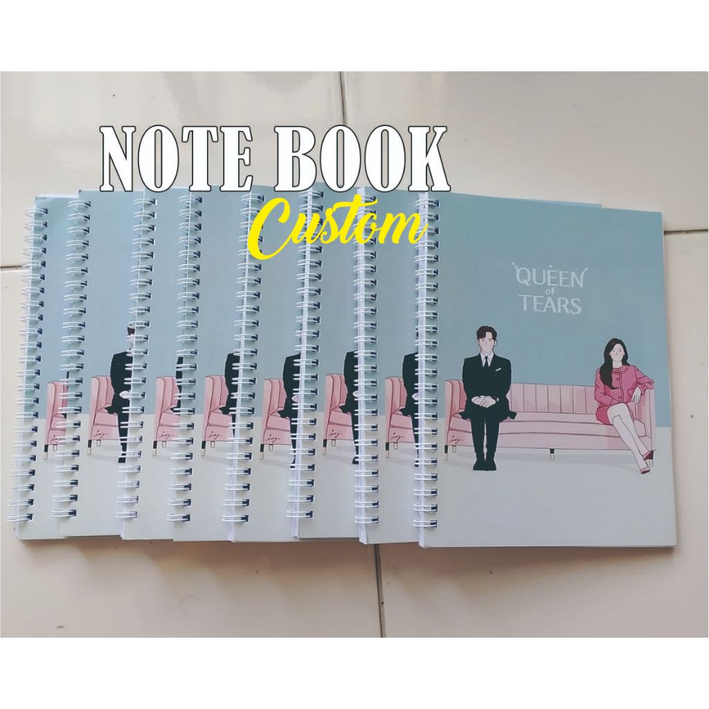 Jual Notebook custom A5 / Notebook jilid spiral A5 / Buku Catatan /Buku ...