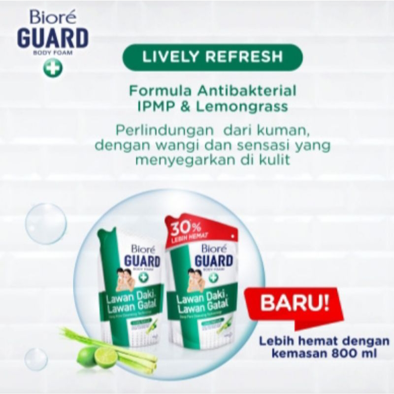 Jual BIORE Lifely Refresh Hijau Sabun Mandi Cair 800 ml | Shopee Indonesia