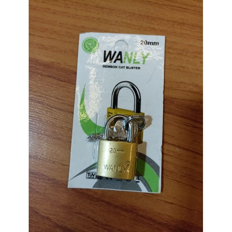Jual GEMBOK KECIL KOPER WANLY 20 mm/25 mm kuningan | Shopee Indonesia