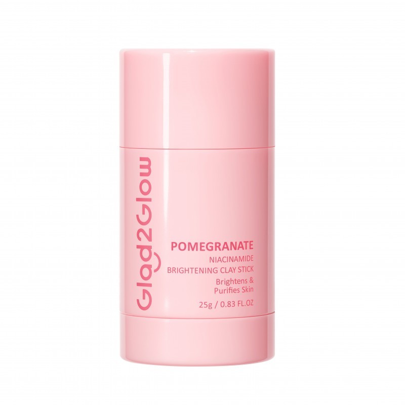 Jual Glad2Glow Pomegranate Niacinamide Brightening Clay Stick 25g Masker Mencerahkan Wajah ...