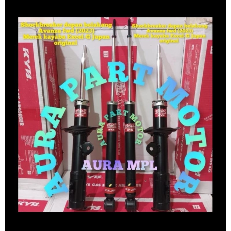 Jual Shockbreaker absorber shock Toyota Avanza fwd tahun 2021-2023 merk kayaba Excel-G japan ...