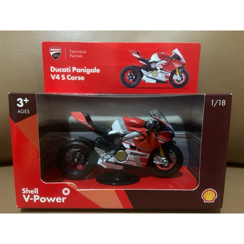 Jual Diecast Ducati Panigale V4 S Corse Shell V-Power edisi 2024 ...