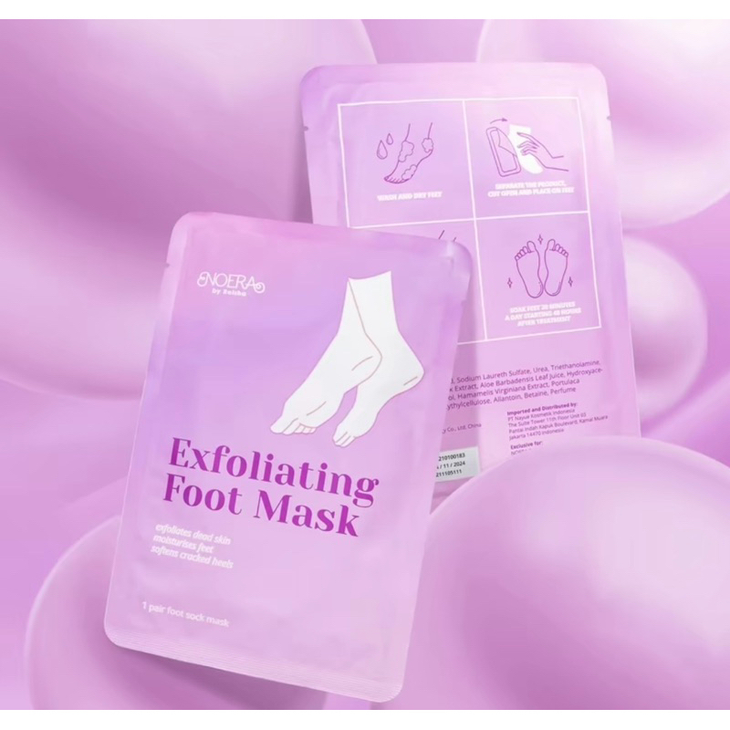 Jual NOERA EXFOLIATING FOOT MASK (Asli) | Shopee Indonesia
