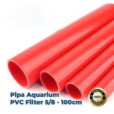 Jual Pipa Aquarium Merah, dan Bening Filter PVC 5/8 | Shopee Indonesia