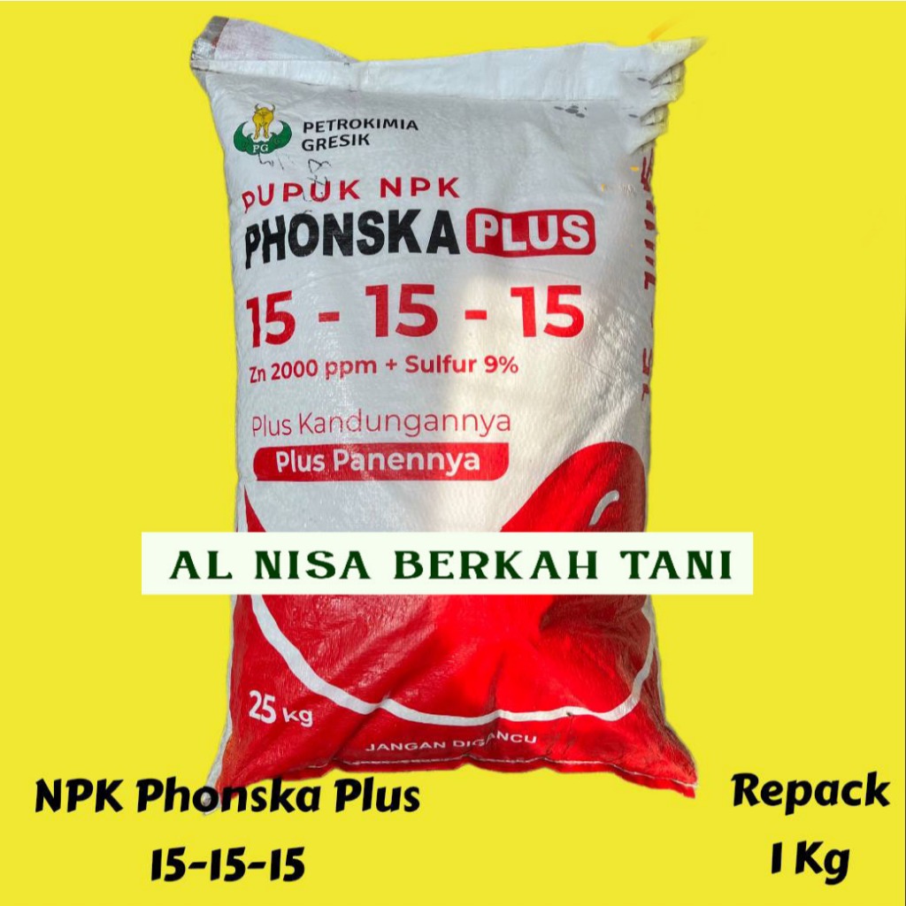 Jual phonska plus 15-15-15 repack 1kg | Shopee Indonesia
