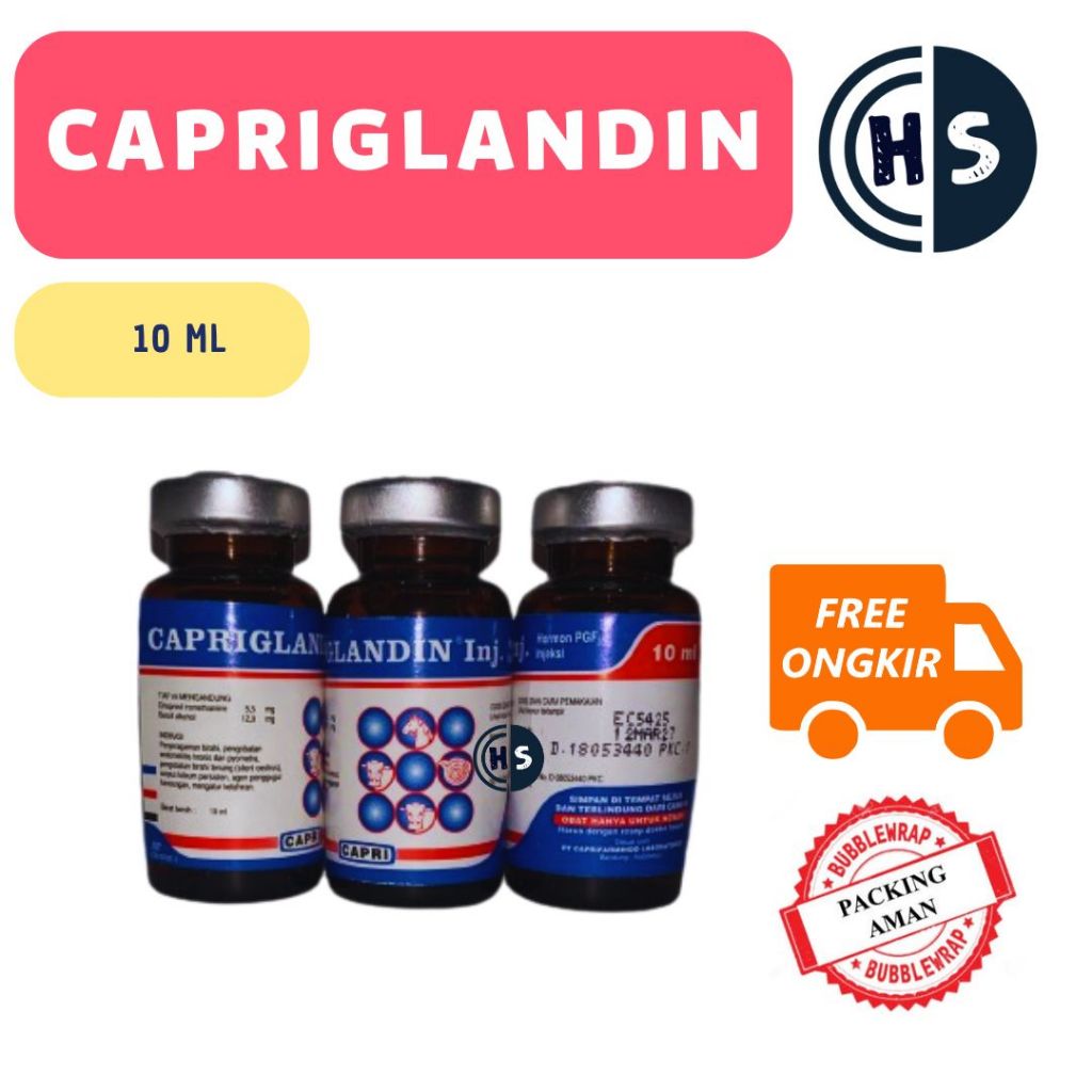 Jual CAPRIGLANDIN INJ 10 ml - Hormon Sinkronisasi Estrus Sapi Kambing ...