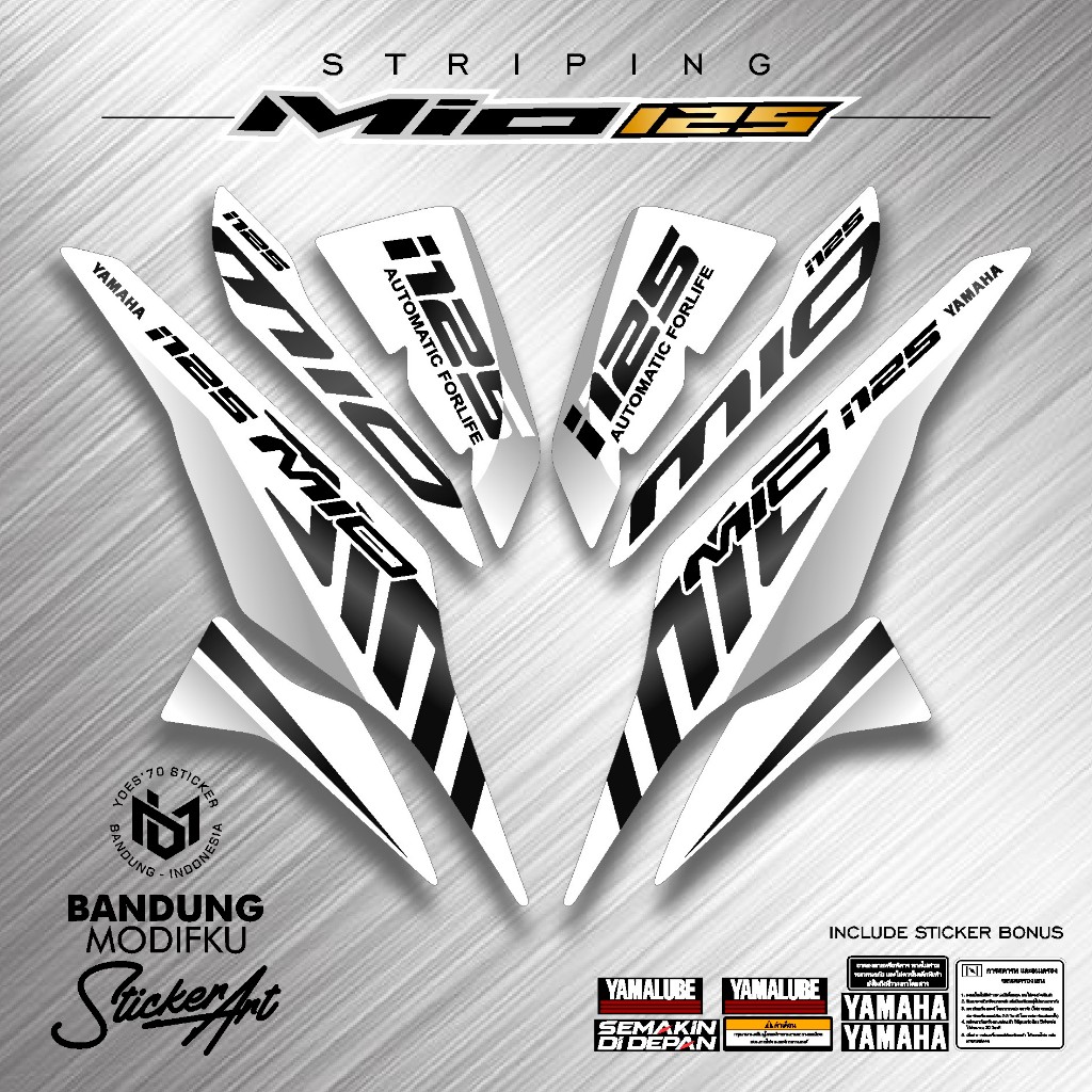 Jual STICKER STRIPING MIO M3 / MODEL 29 / MIO Z / MIO 125 / KEREN ...