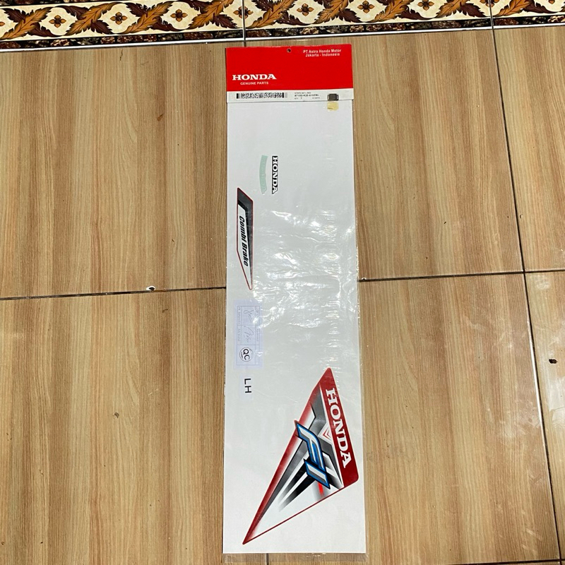 Jual Striping Stiker SAYAP KIRI Honda beat ESP 2015 2016 Merah original ...
