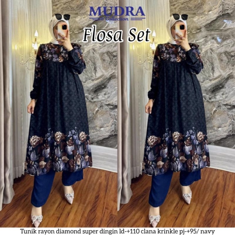Jual FLOSA SET, UNNA SET BY MUDRA COLLECTION | Shopee Indonesia