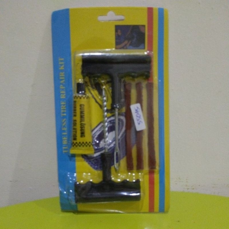 Jual alat tambal ban tubeless set lengkap karet | Shopee Indonesia