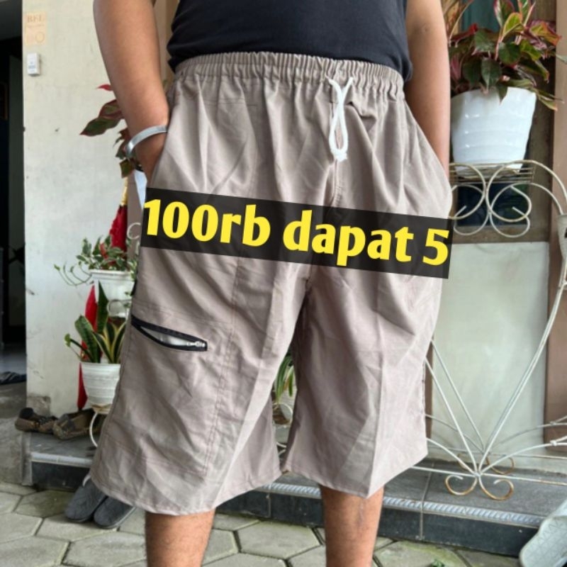 Jual Celana kolor pria Jumbo Celana pendek 7/8 dobel mistak tebal ...