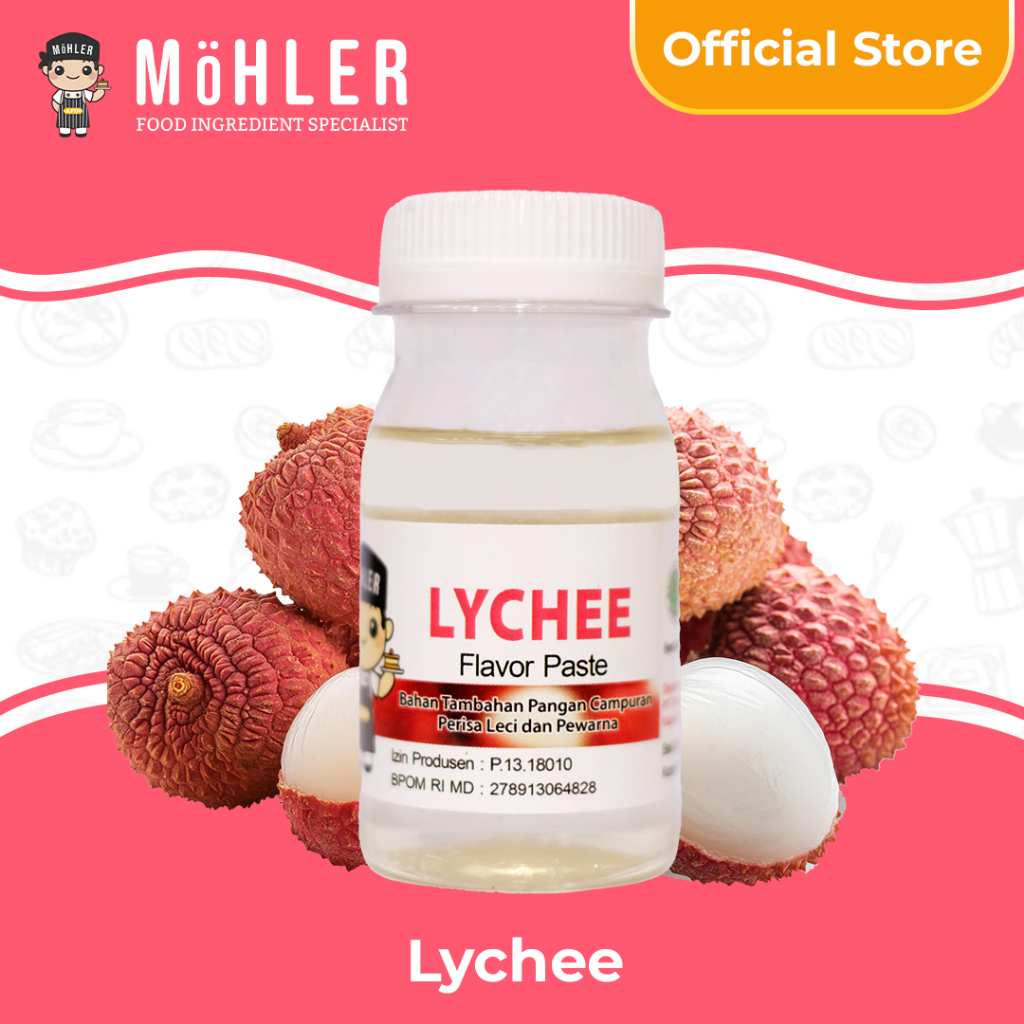 Jual MOHLER Pasta perisa pewarna LYCHEE | Shopee Indonesia