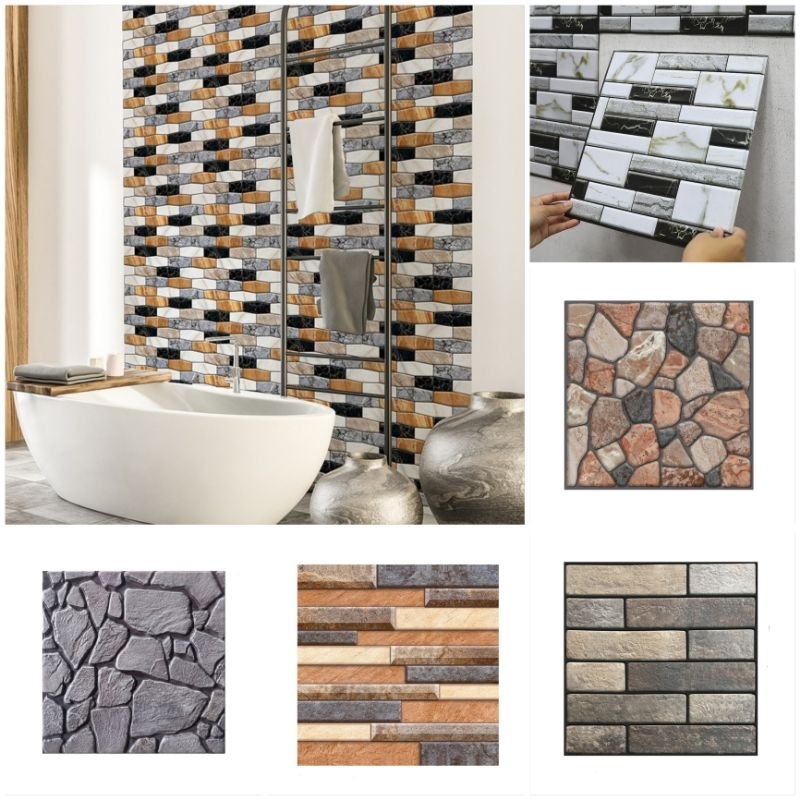 Jual RB 3D Wall Panel / Panel Dinding / Panel Tembok 3D Waterproof ...