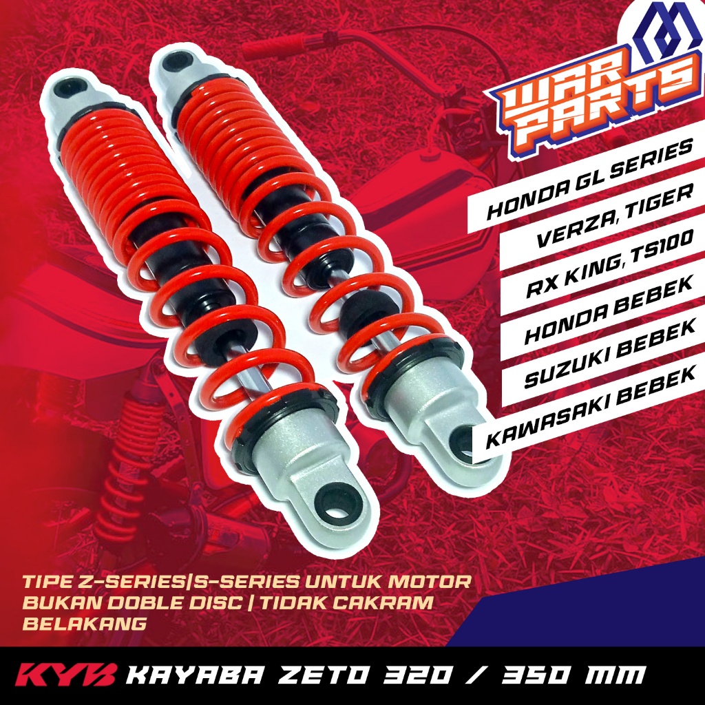 Jual SHOCK KAYABA KYB ZETO UKURAN 320, 350 MM HONDA GL SERIES, VERZA ...