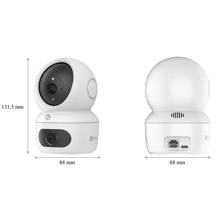 Jual EZVIZ H7C 4MP 2K+ & 2K+ DUAL-LENS COLORNIGHT PAN & TILT WIFI ...