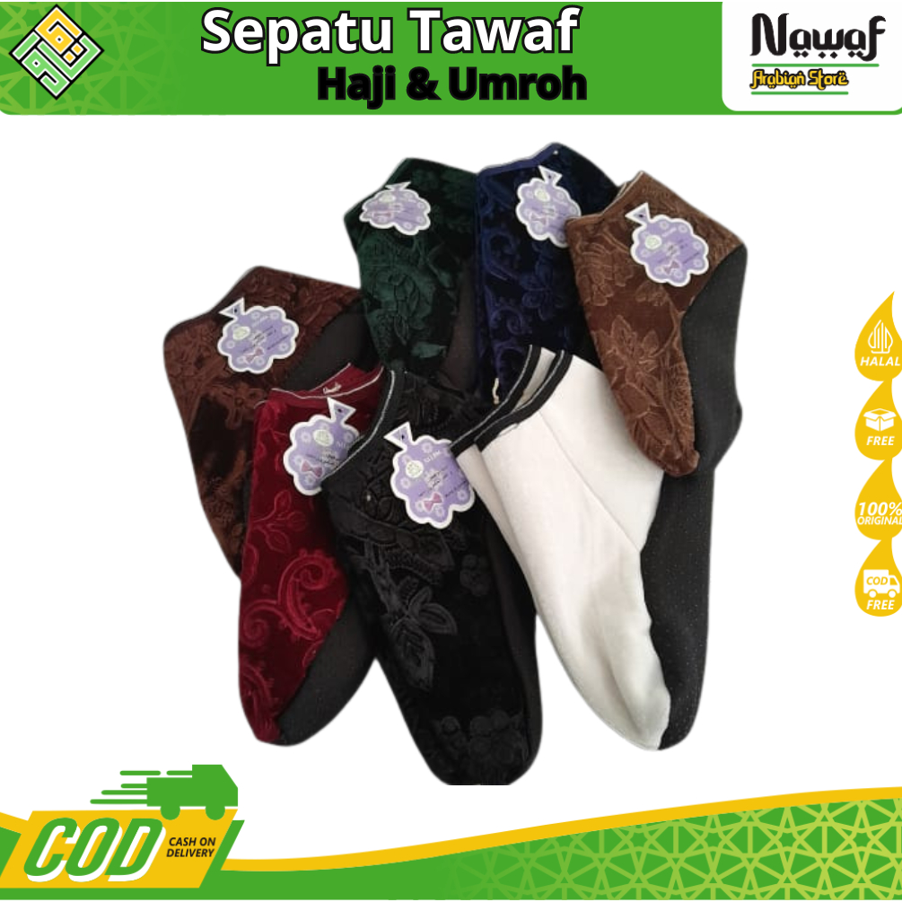 Jual KAOS KAKI TAWAF WARNA / SEPATU TAWAF PERLENGKAPAN HAJI DAN UMROH ...