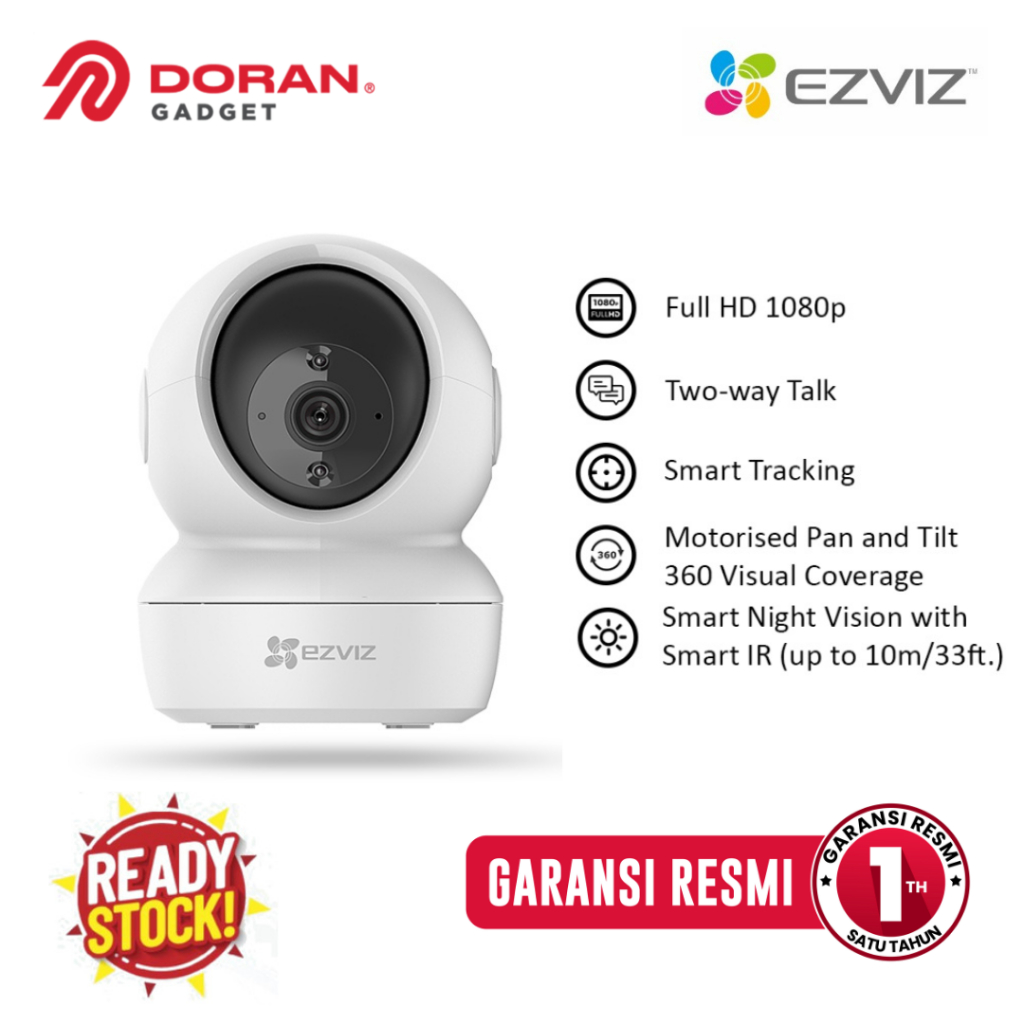 Jual IP Camera CCTV Wifi EZVIZ C6N Full HD 1080p Night Vision Garansi ...