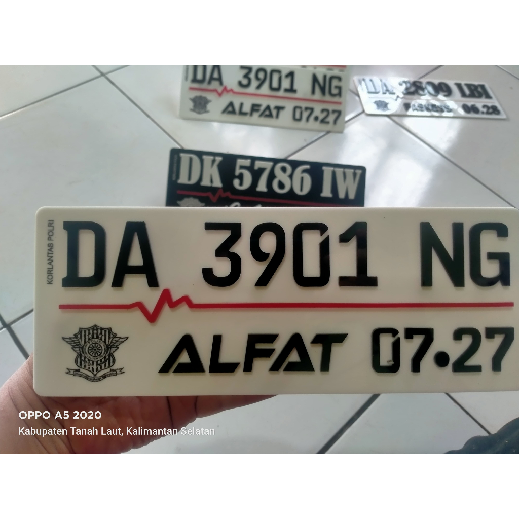 Jual PROMO!!! Plat Motor Variasi / Plat Nomor Polisi CUSTOM NAMA ...