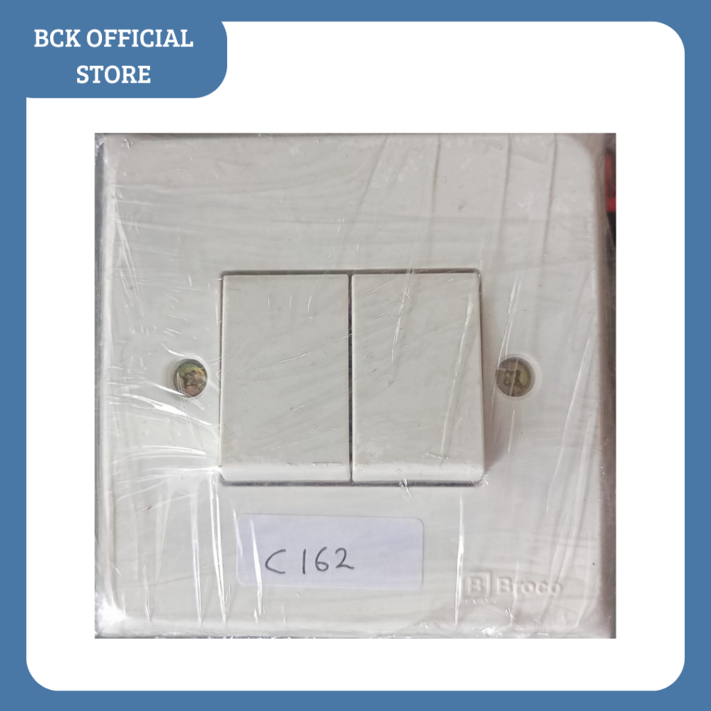 Jual Saklar Ganda Seri Broco C162/Saklar Lampu (PCS) | Shopee Indonesia