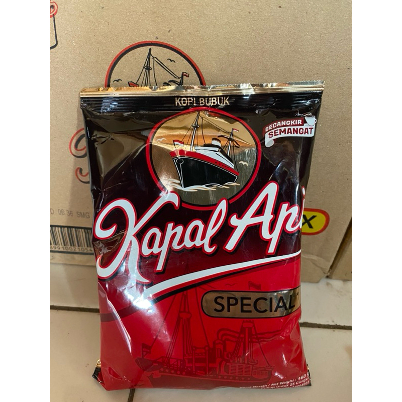 Jual Kopi Kapal Api Tanpa Gula berat 160 gr || produk termurah | Shopee ...