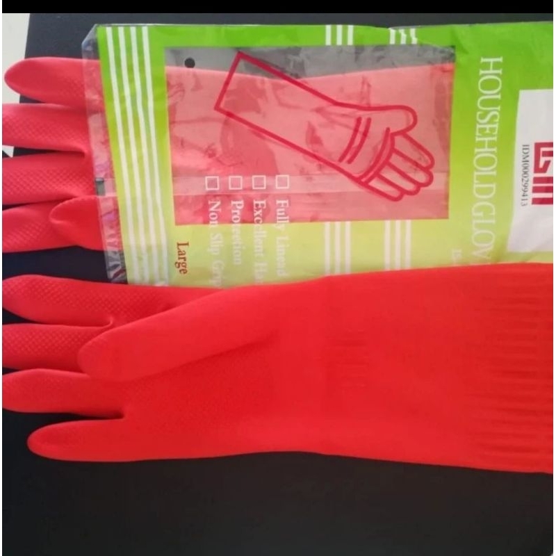 Jual Sarung Tangan Karet Merah IGM IS-027 / Lateks Sarung Tangan Karet ...