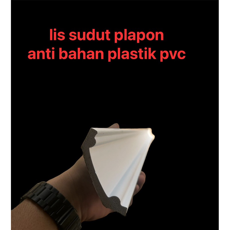 Jual Lis sudut plavon model 2 ukuran 8*200cm BAHAN PVC tahan 30 tahun ...