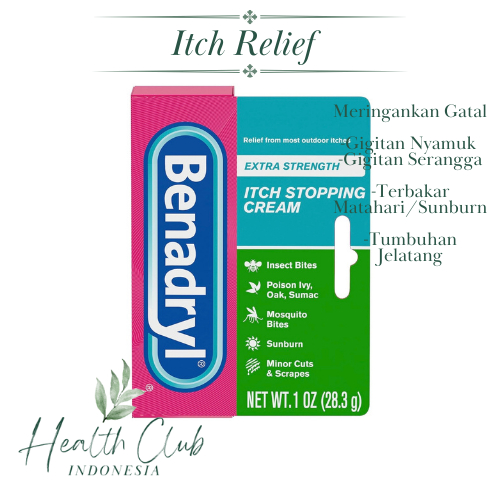 Jual Benadryl Extra Strength Itch Cream - Salep Gigitan Serangga ...