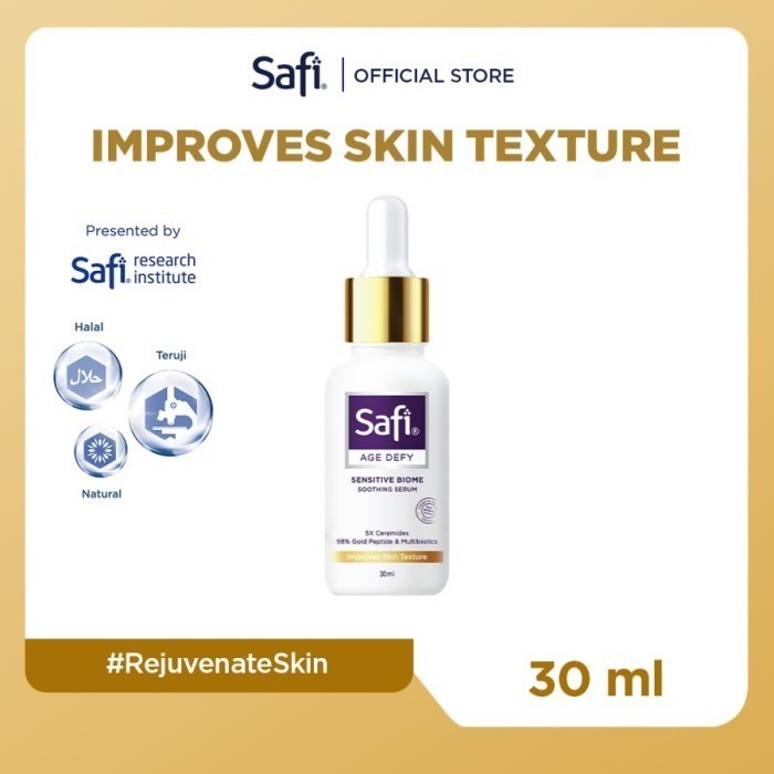 Jual SAFI AGE DEFY SENSITIVE BIOME SOOTHING SERUM 30ML | Shopee Indonesia