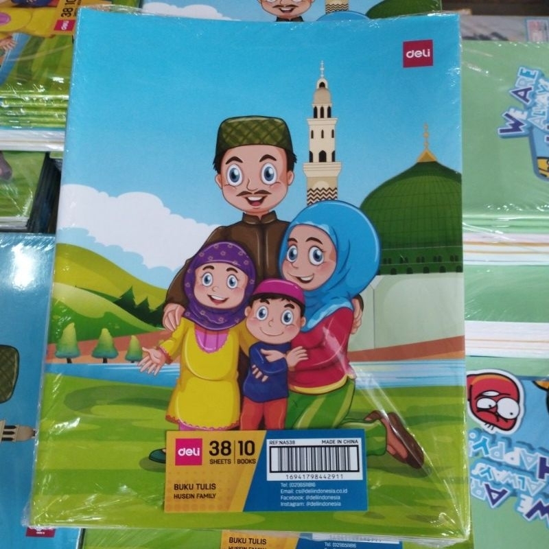Jual Buku Tulis Deli Isi 38 Lembar 1 Pak Isi 10 Buku (DL100) | Shopee ...