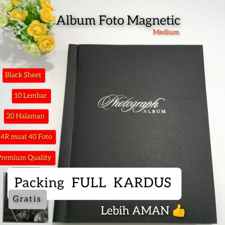 Jual KODE J4T4 PACKING FULL KARDUS ALBUM FOTO MAGNETIC MEDIUM SIZE ...