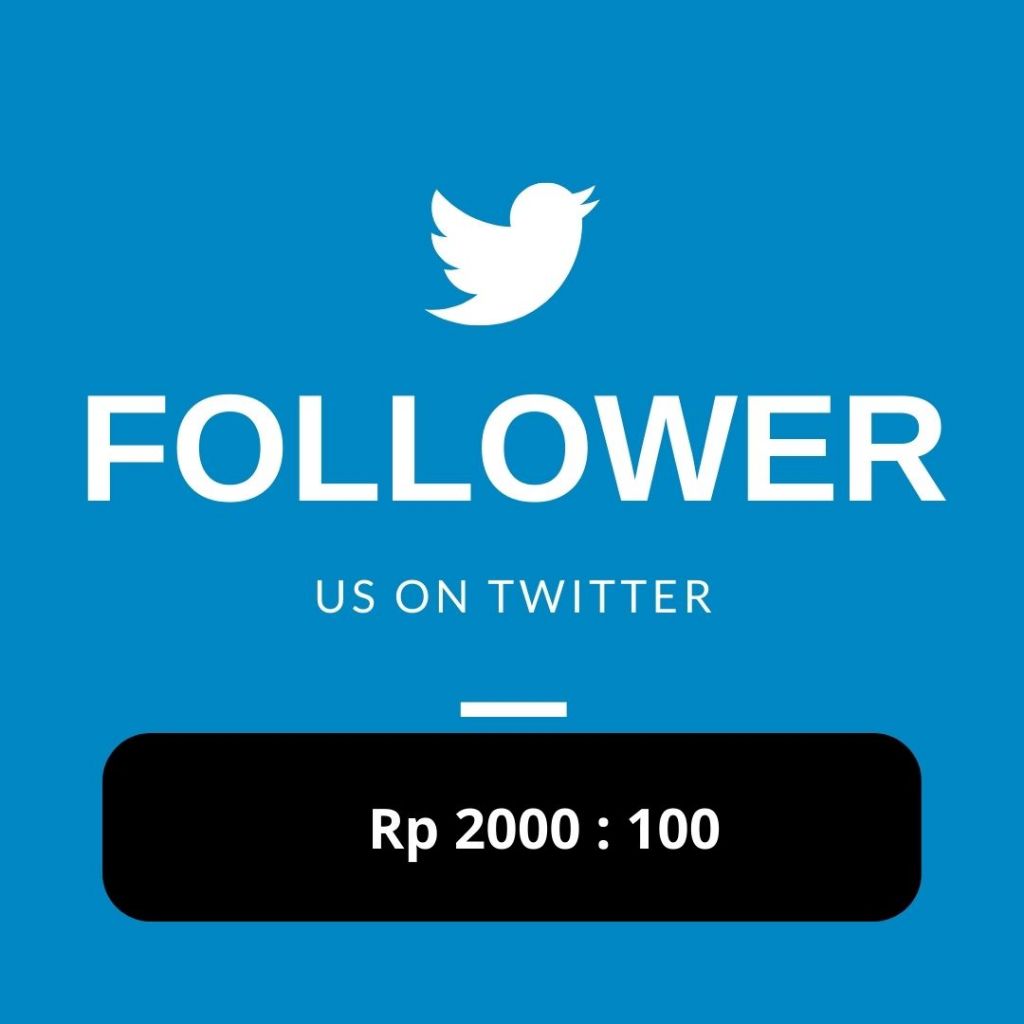 Jual TWITTER X followers permanen real indonesia bergaransi | Shopee ...