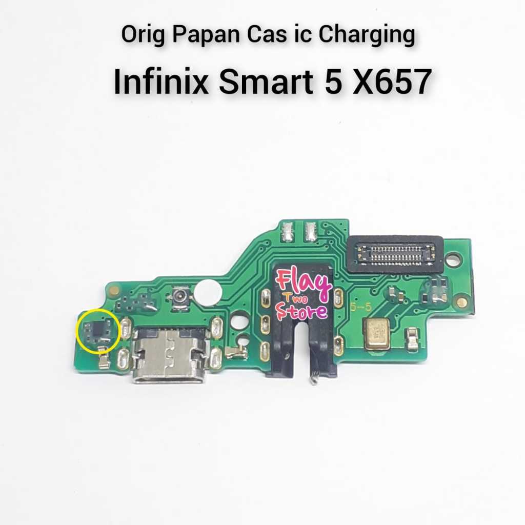 Jual Papan Sirkuit ic Charging Infinix Smart 5 X657 Papan Konektor Cas Charger + ic | Shopee ...