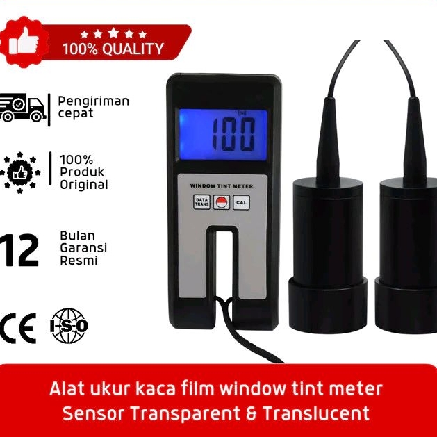 Jual Alat ukur kaca film window tint meter Sensor Transparent ...