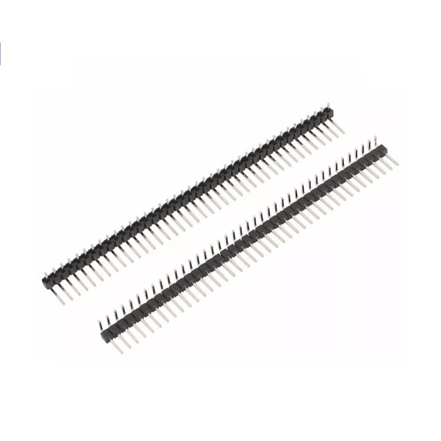 Jual Pin Header Male Siku L 90 derajat 2.54mm 1x40 | Shopee Indonesia