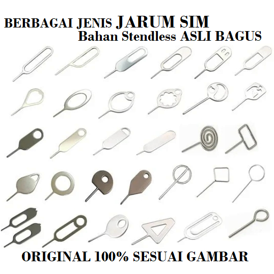 Jual HANS - JARUM INJECT Pembuka Simcard Penusuk TUSUKAN KARTU MODEL ...