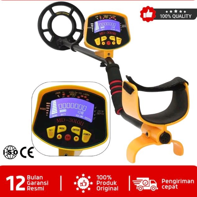 Jual Detektor Emas Logam Metal Gold Detector Digital MD3010II MD3010 II ...