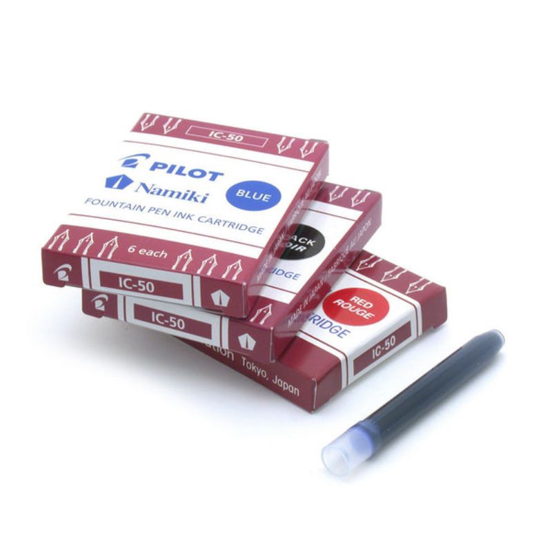 Jual Ink Cartridge Pilot IC-50 Namiki / Tinta Fountain Pen | Shopee ...