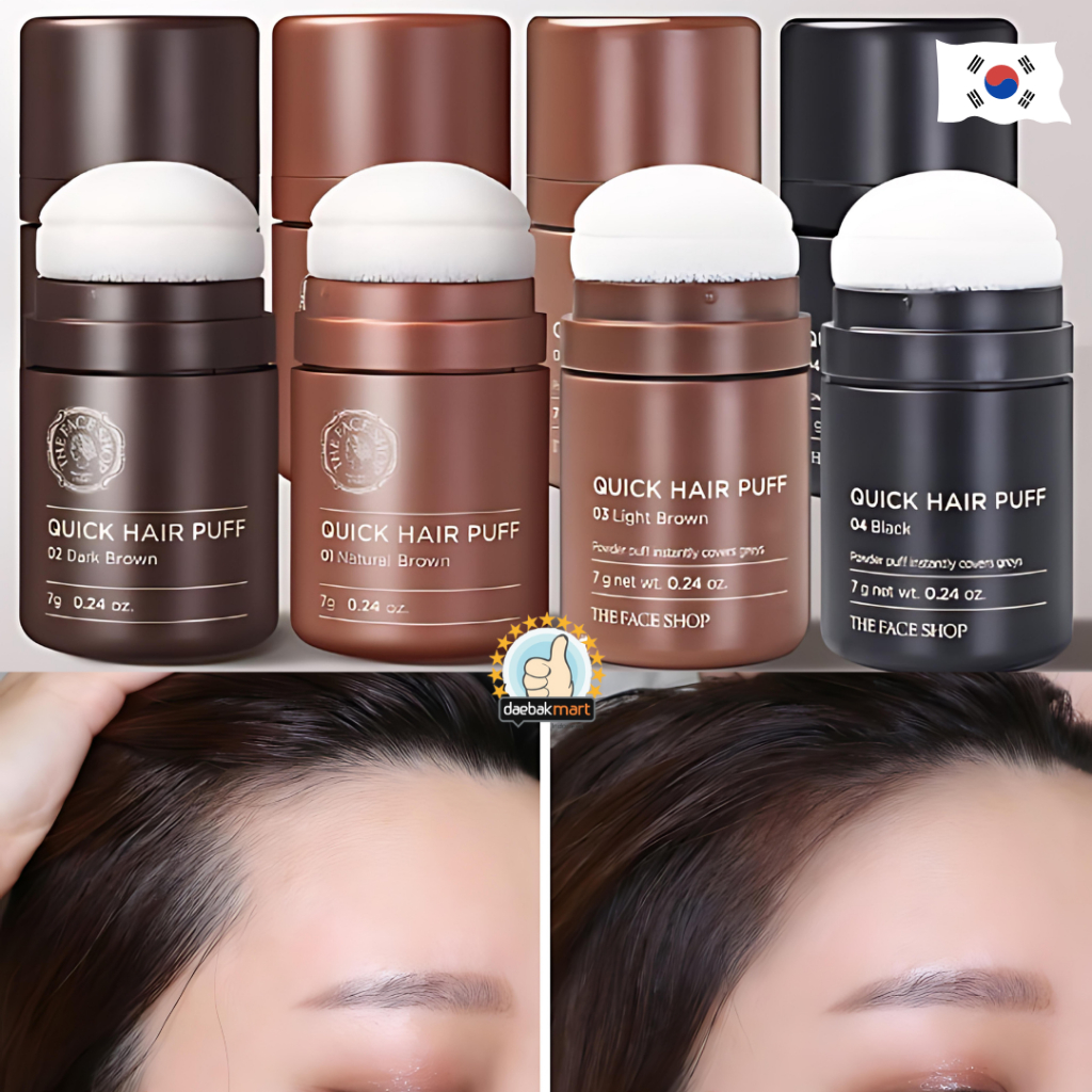 Jual The Face Shop Quick Hair Puff Hair Line Touch Waterproof 7g ...