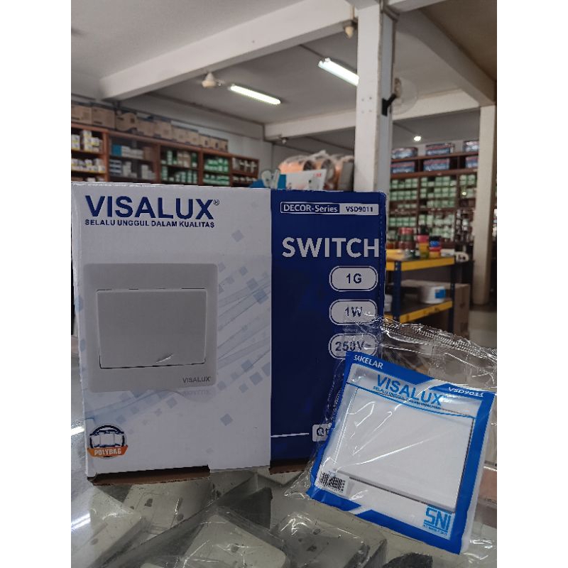 Jual Saklar Decor 1G/2G/3G/4G 1W Putih IB/OB VISALUX VSD | Shopee Indonesia
